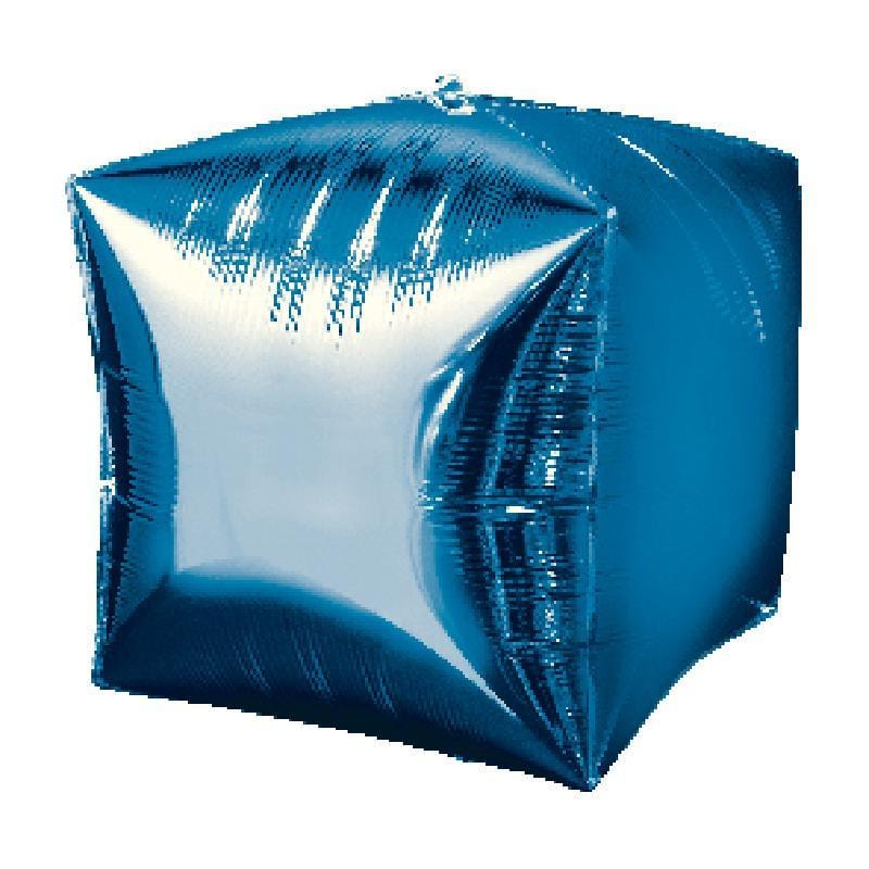 Baby Blue Cubez Balloon, 15 Inches | Party Expert