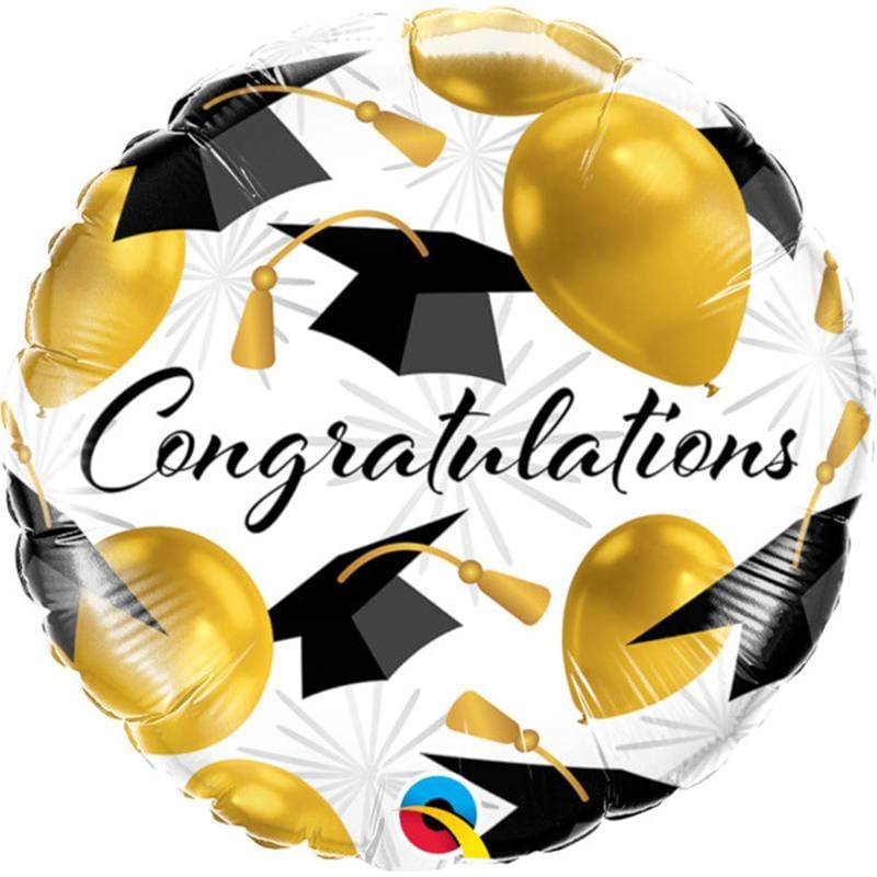 Congrats Grad Foil Balloon, 18 Inches | Party Expert