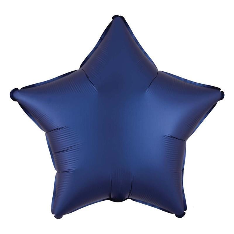 Navy Blue Star Shape Foil Balloon, 18 Inches | Party Expert