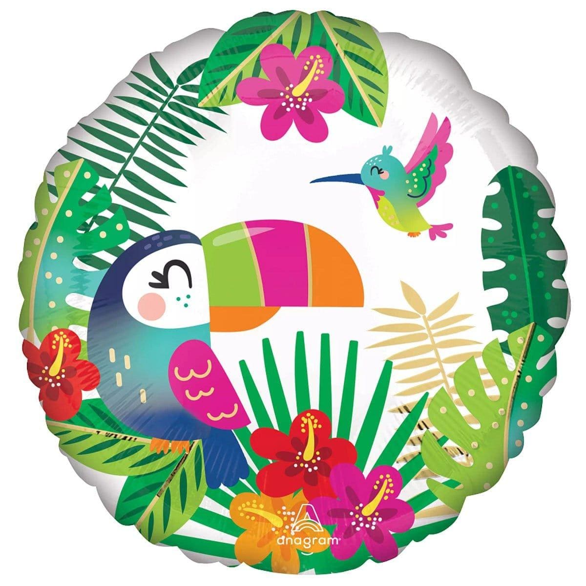 Tropical Foil Balloon, 18 Inches | Party Expert