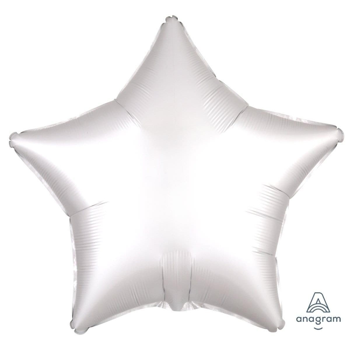 White Star Shape Foil Balloon, 18 Inches | Party Expert