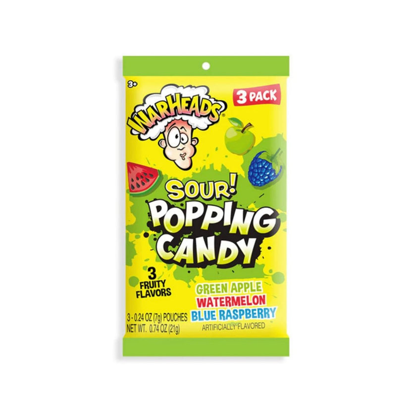 Warheads Sour Popping Candy, 21 g, 1 Count | Party Expert