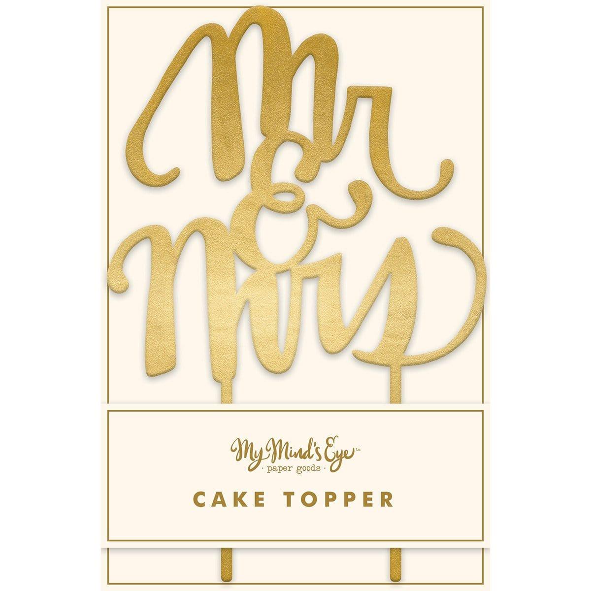 Fancy - Mr & Mrs Cake Topper – Party Expert
