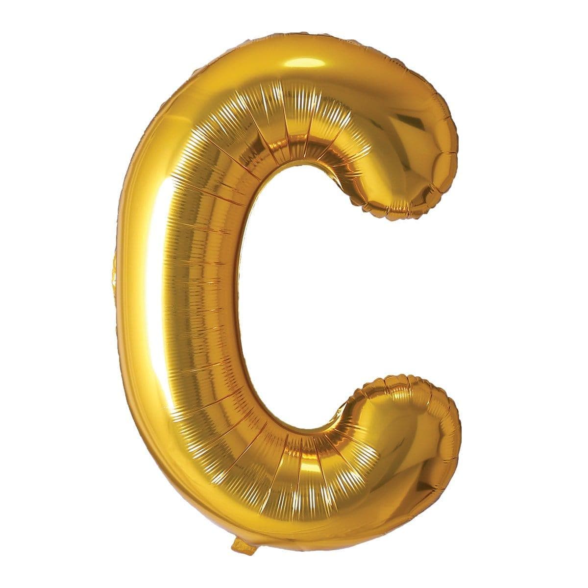 Gold Letter C Foil Balloon, 40 Inches | Party Expert