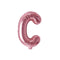 Rose Gold Letter C Foil Balloon, 16 Inches | Party Expert