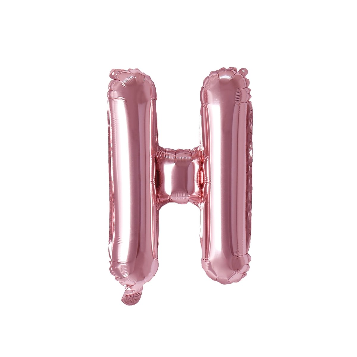 Rose Gold Letter H Foil Balloon, 16 Inches | Party Expert