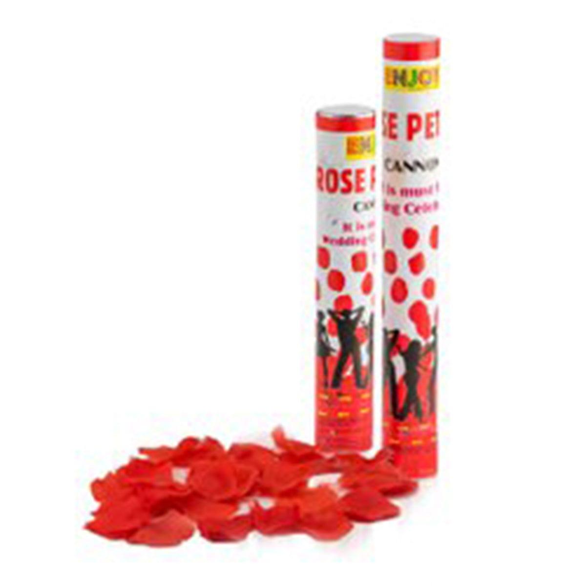 Red Rose Petal Confetti Popper - Party Expert