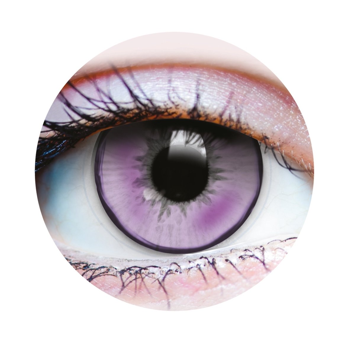 PRIMAL® Succubus - Purple Cosplay Coloured Contact Lenses, 3 Month Usa ...