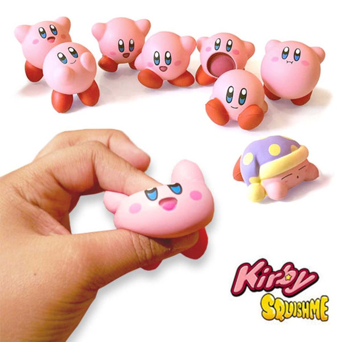 Nintendo Kirby Squish'Me Figurine, Assortment, 1 Count | Party Expert