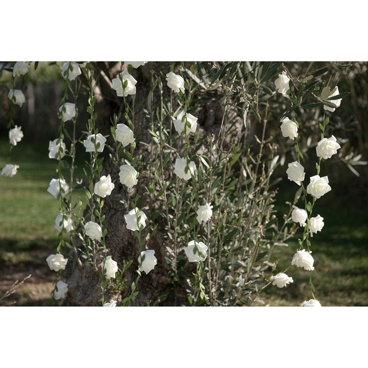 White Rose Guarland - Party Expert