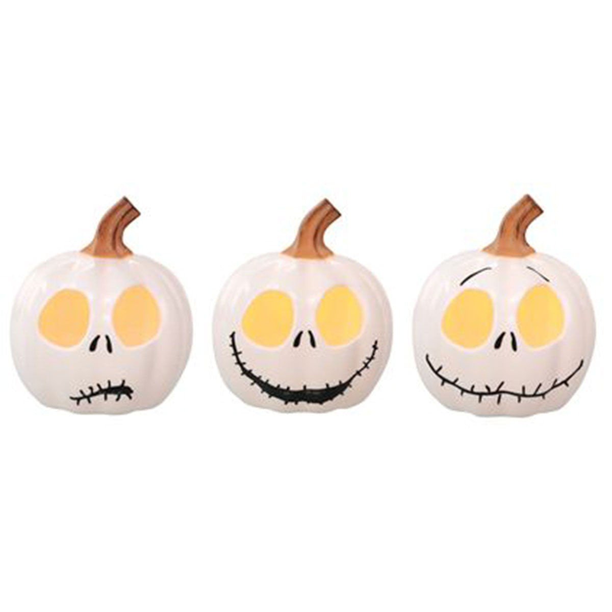 Nightmare Before Christmas Jack Mini Pumpkins with Light | Party Expert