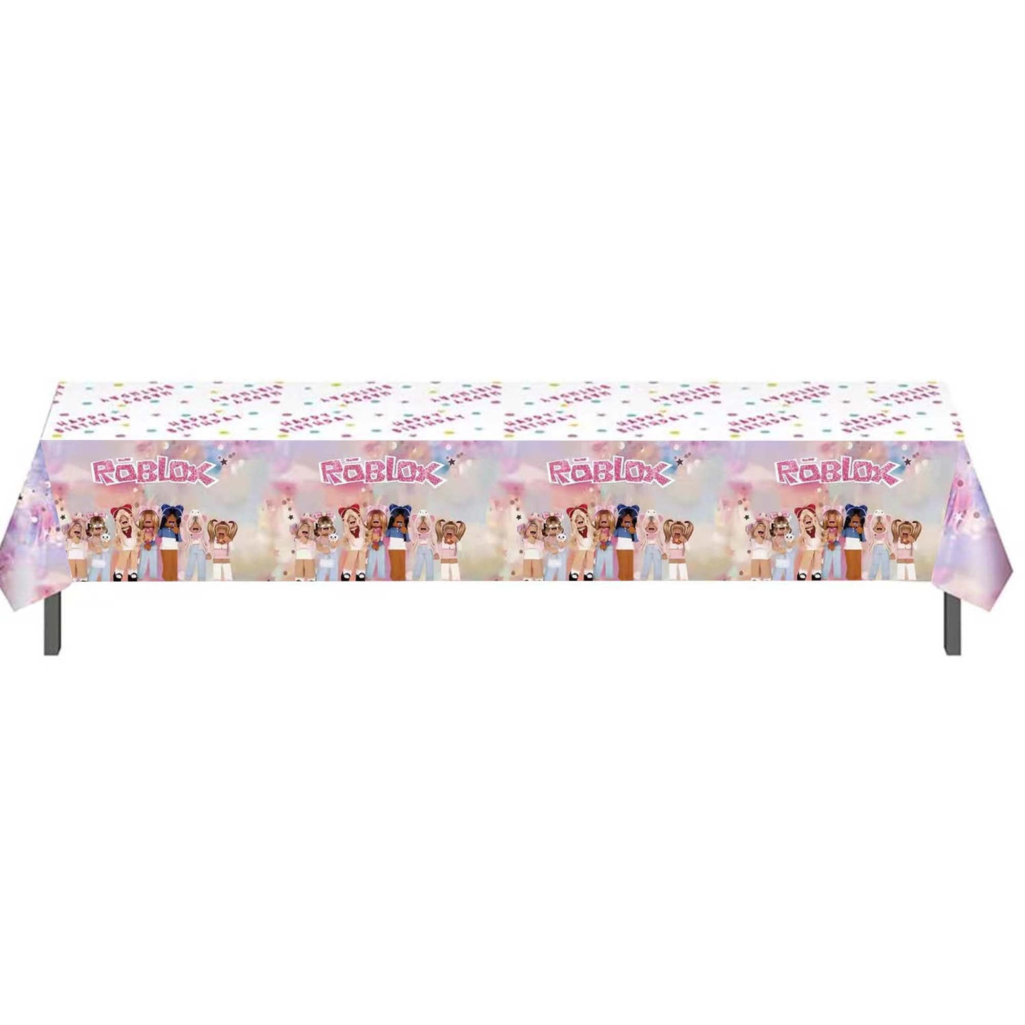Roblox Girl Plastic Table Cover, 51 x 86 Inches | Party Supplies ...