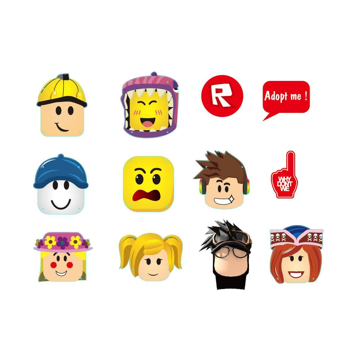 Roblox Photo Booth Props, 12 Count - Party Supplies – Party Expert