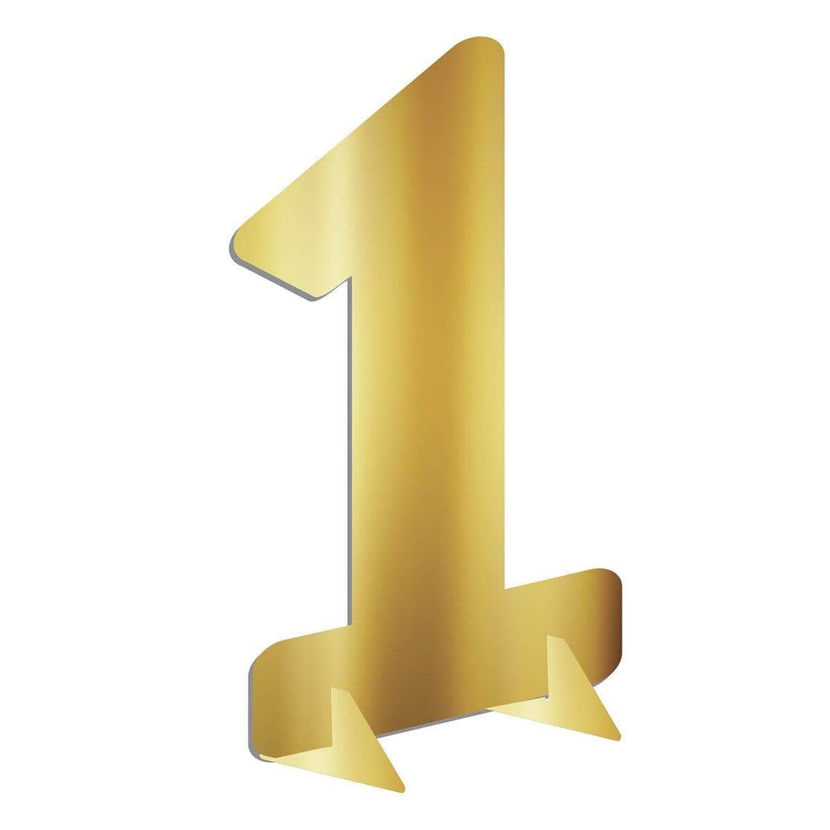 Number 1 Gold Decoration 24 Inches Party Expert