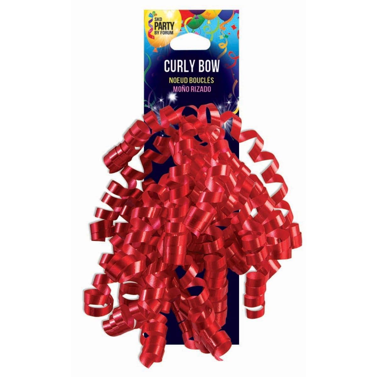 Curly Bows - Red – Party Expert