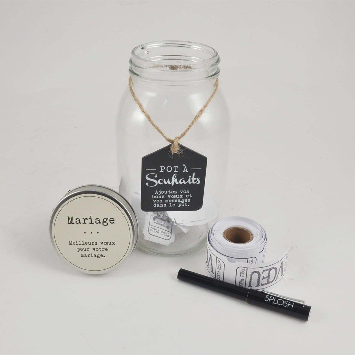 French Wish Jar Set - Wedding Day – Party Expert