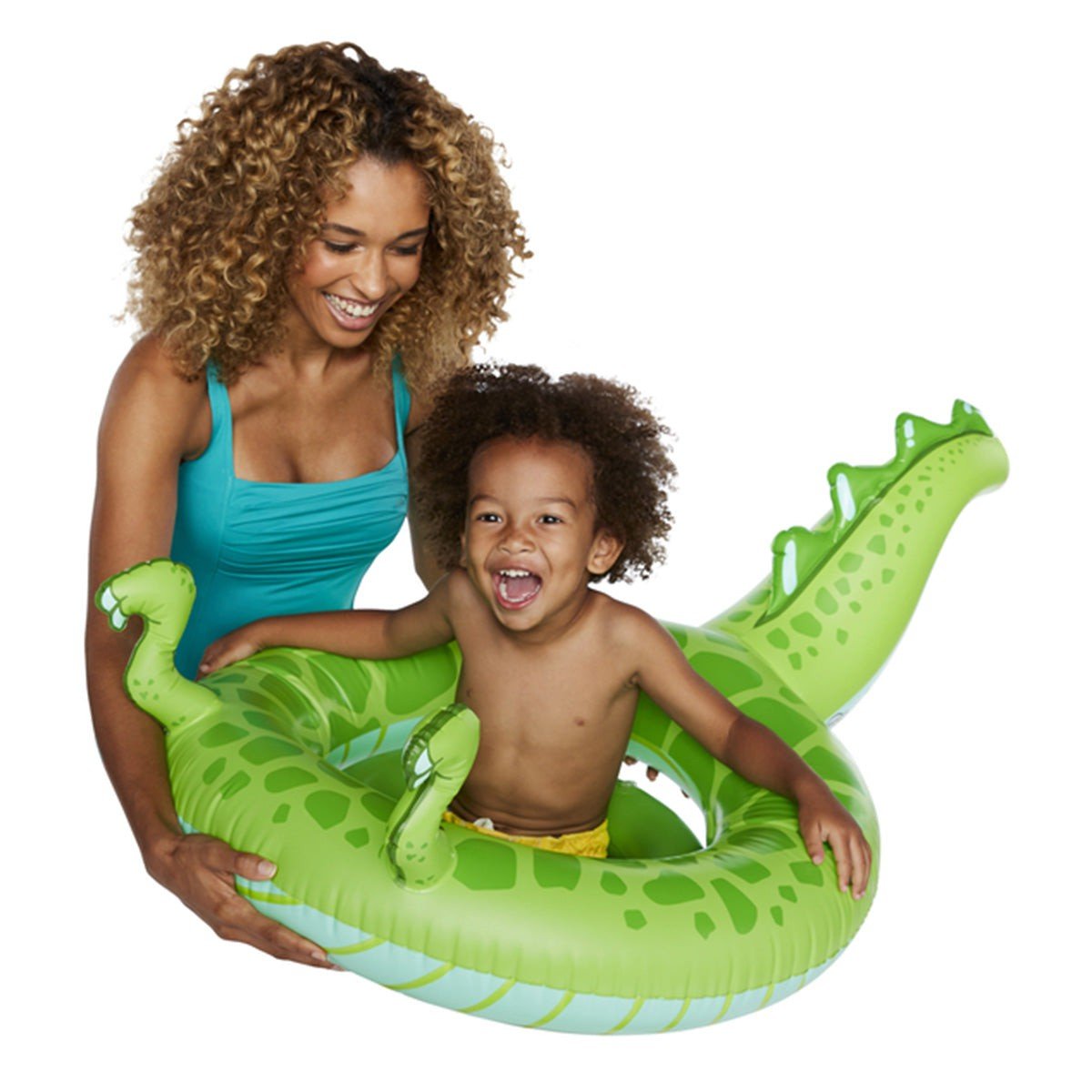 Green Dino Pool Float for Babies - Party Expert
