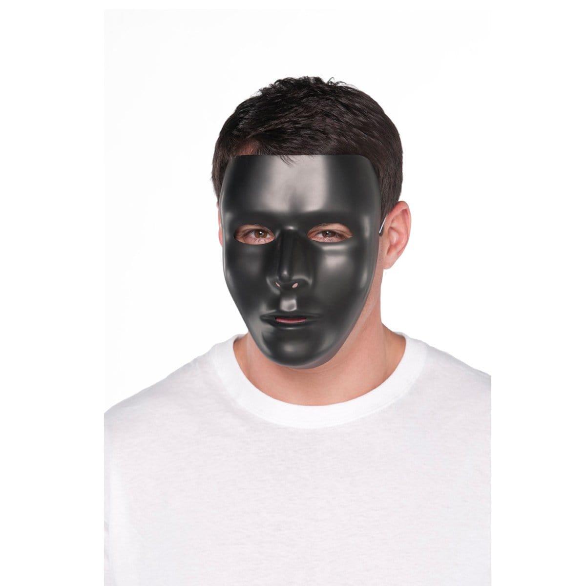 Black Full Face Mask | Party Expert