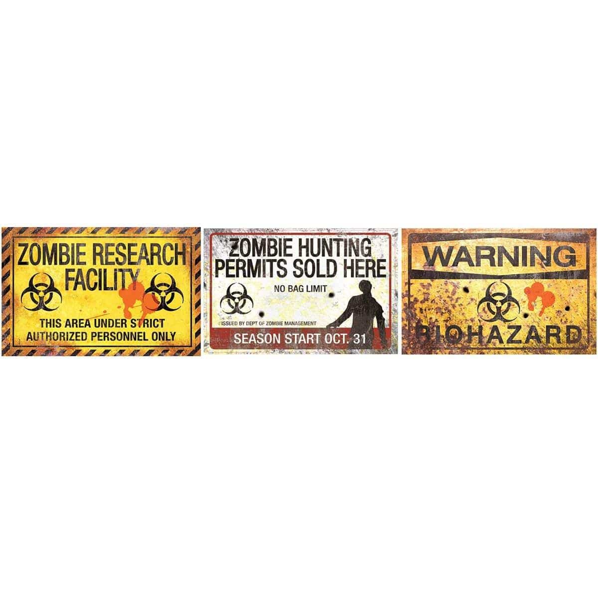 Metal Sign, Assortment, 1 Count | Party Expert