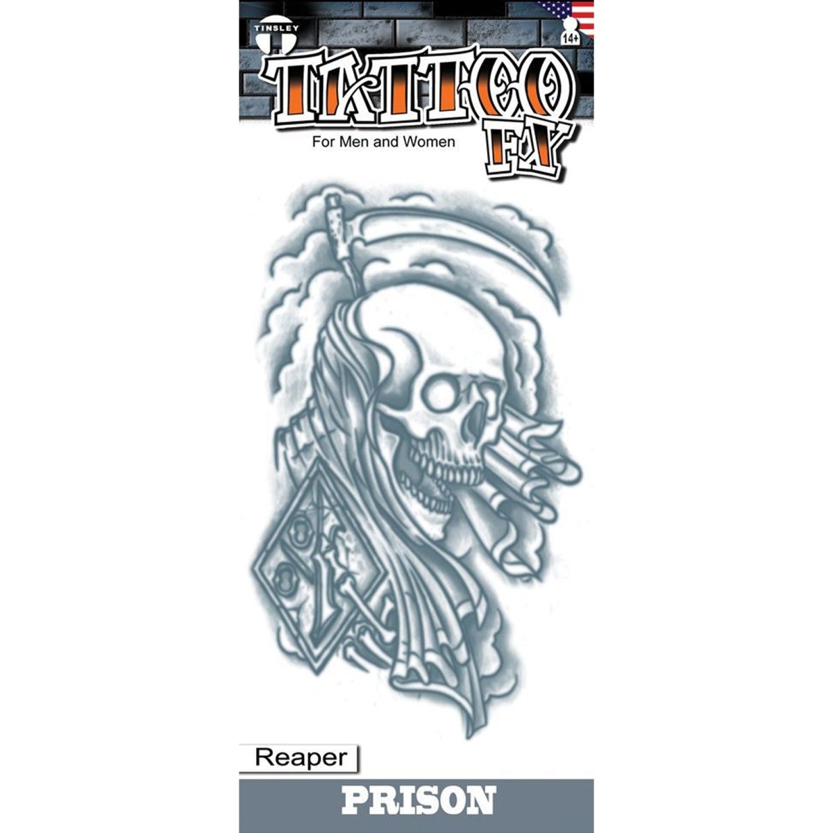 Prison Skull Tattoos Quichic 200+ Pcs Temporary Tattoo Skull Angel