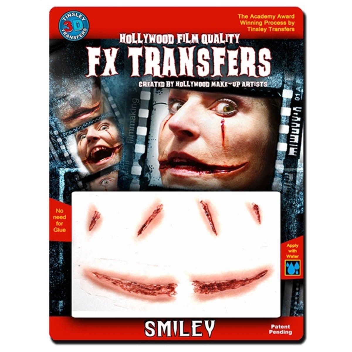 3D FX Transfers Smiley Latex Free Prosthetic | Party Expert