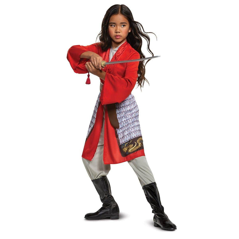Mulan Hero Dress for Kids, Mulan, Red Dress | Party Expert