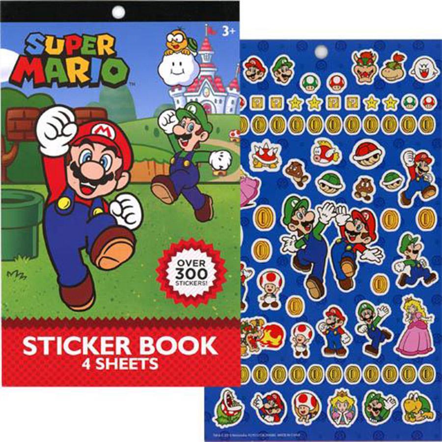 Super Mario Sticker Pad | Party Supplies – Party Expert