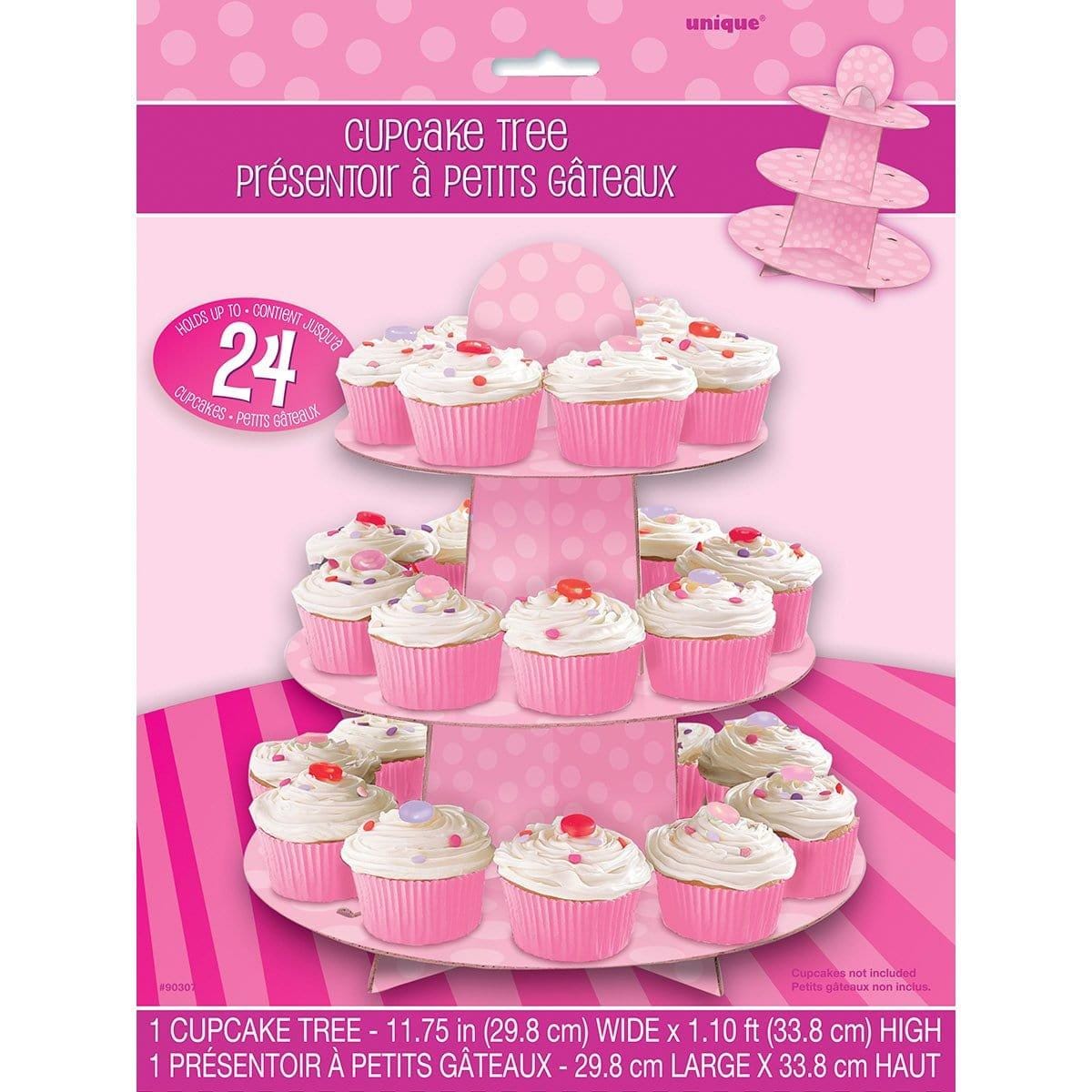 Buy Pink Polka Dots Cupcake Stand | Party Expert