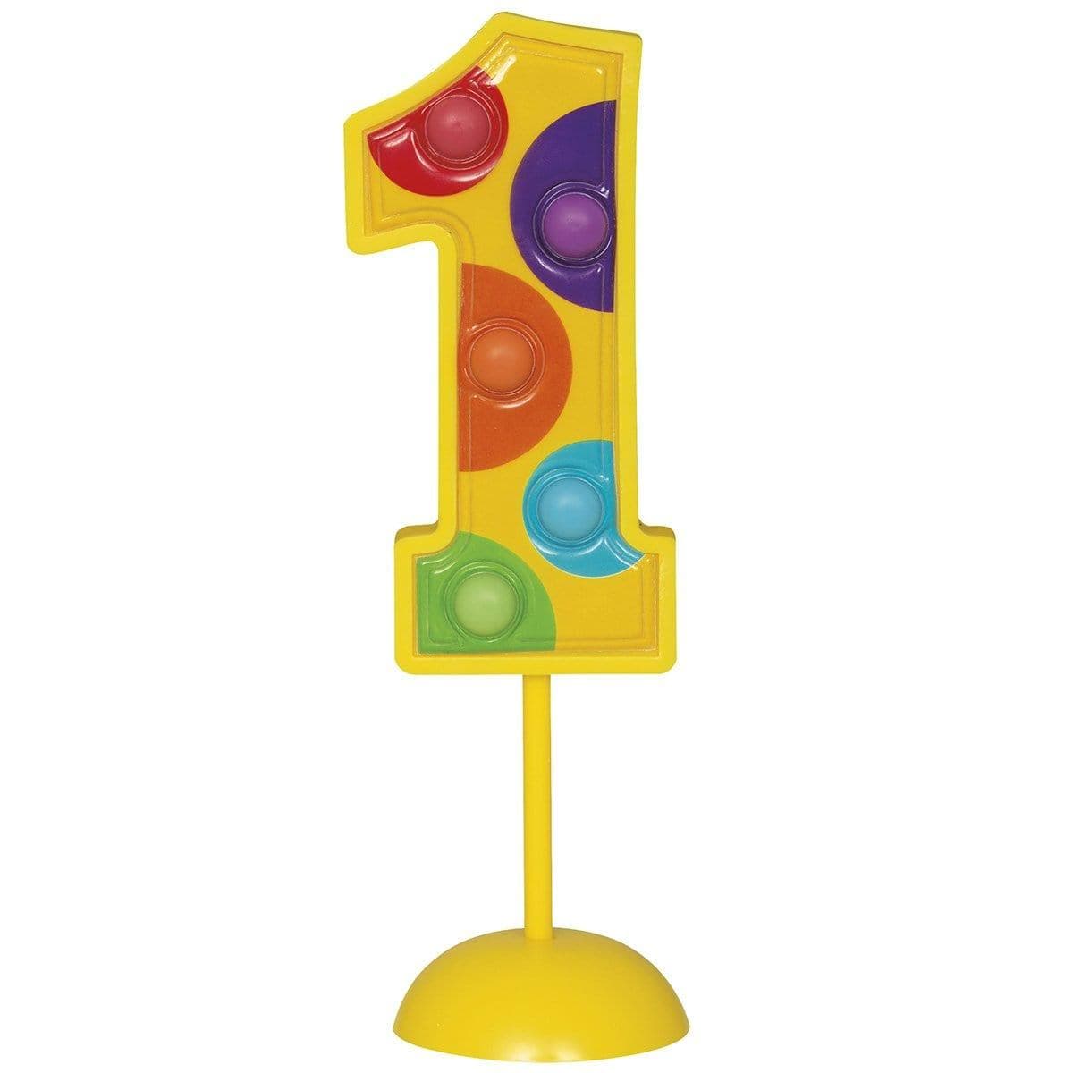 Flashing Number Deco #1 - Multicolor – Party Expert