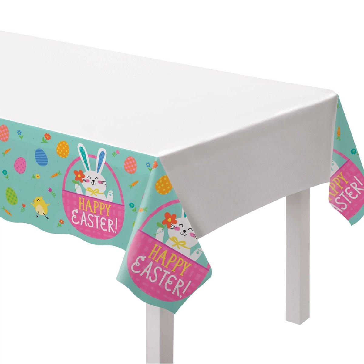 Plastic Easter Tablecover, 54 X 102 Inches | Party Expert