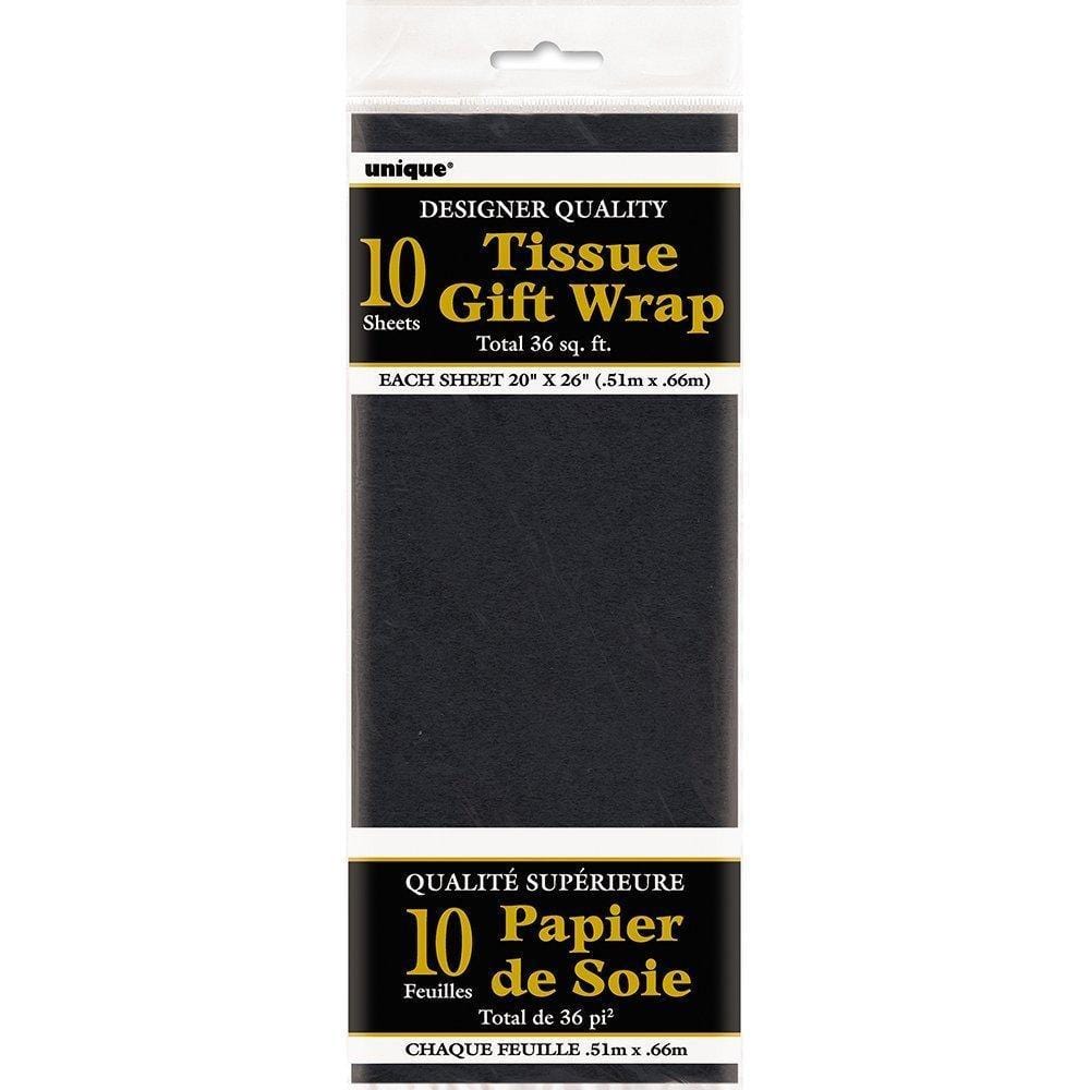 Black Tissue Sheets | Party Expert