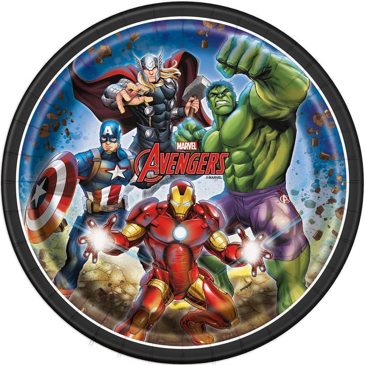 Marvel's Avengers Assemble Paper Plates 9 Inches – Party Expert