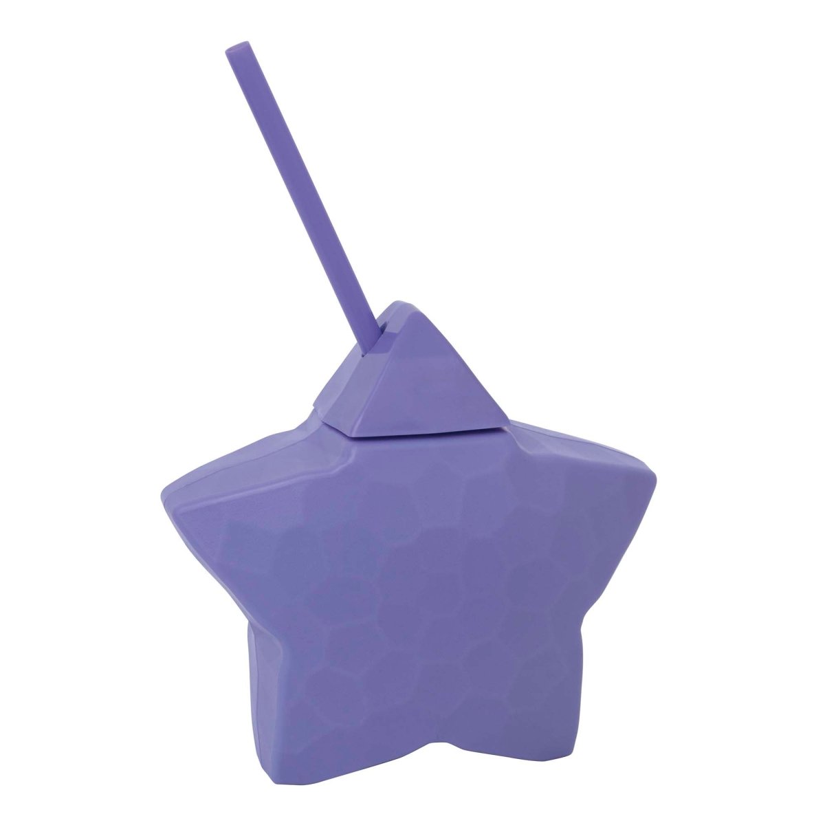 Celestial Purple Star Shaped Cup with Straw, 1 Count | Party Expert