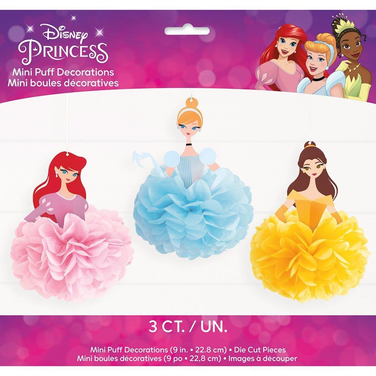Disney Princess Puff Decoration, 3 Count | Party Supplies – Party Expert