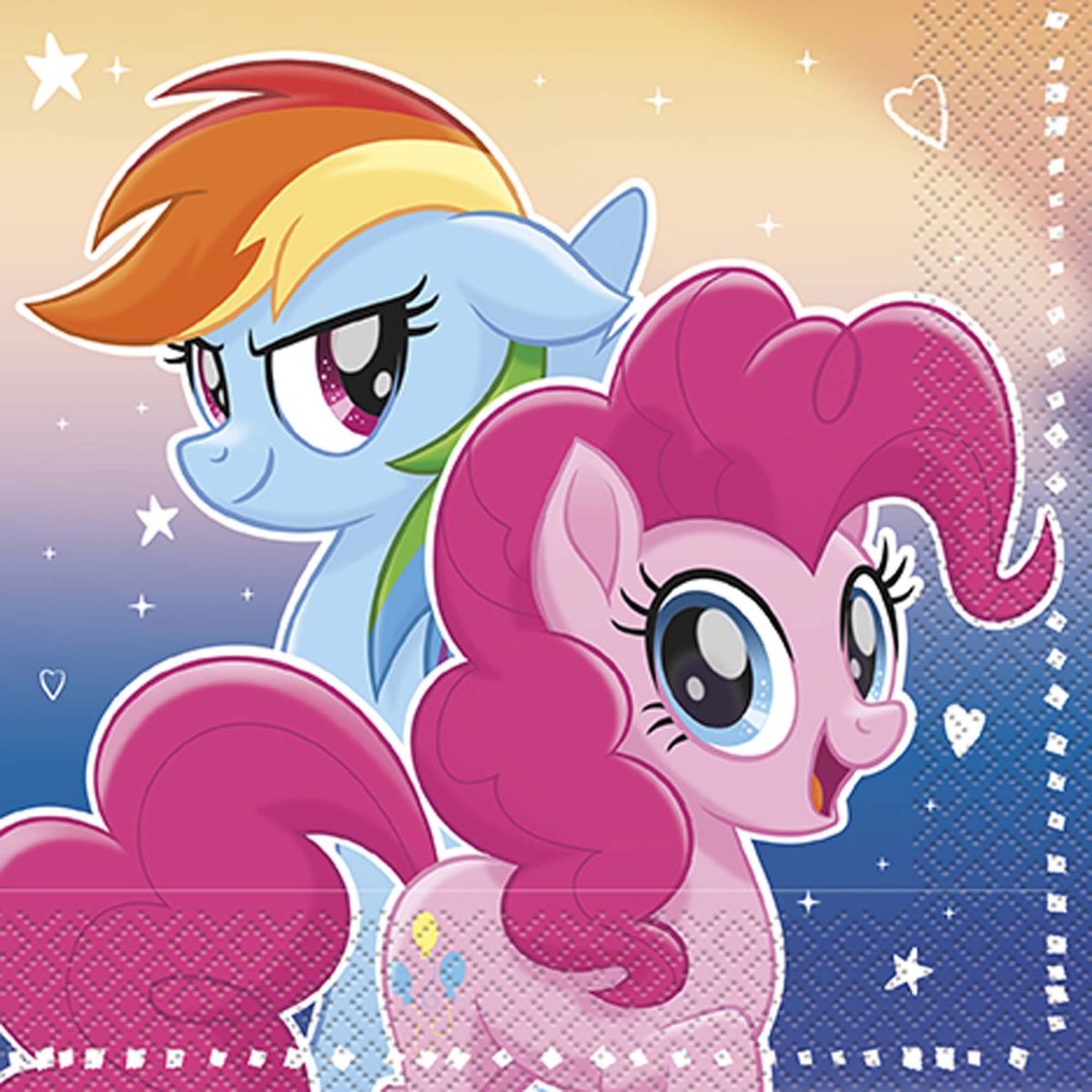 My Little Pony Birthday Large Lunch Napkins, 16 Count | Party Supplies ...