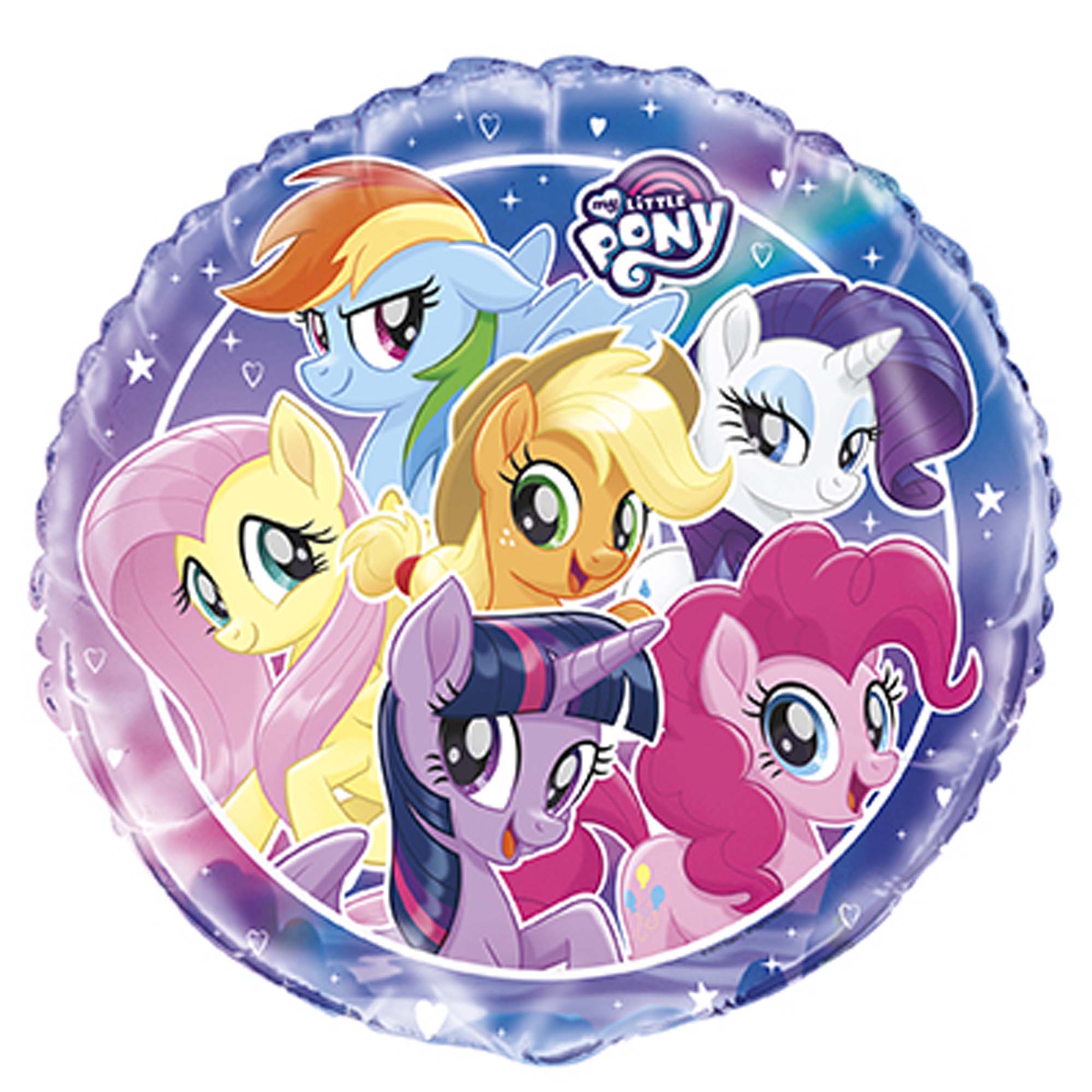 My Little Pony Round Foil Balloon, 18 Inches, 1 Count | Party Expert