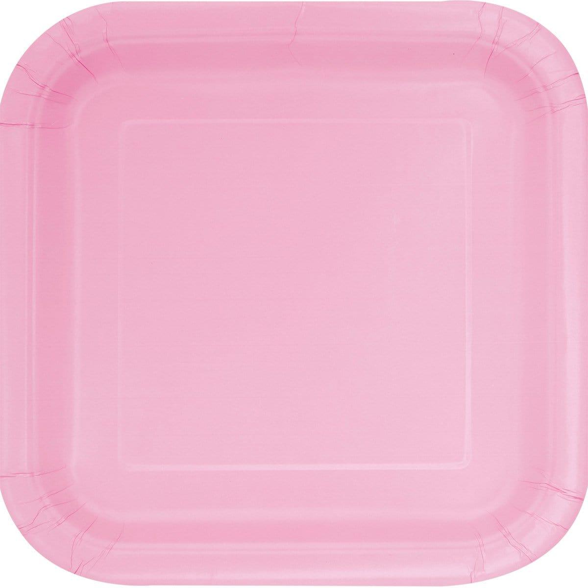 Square Plates - Lovely Pink 9 in. 14/pkg – Party Expert