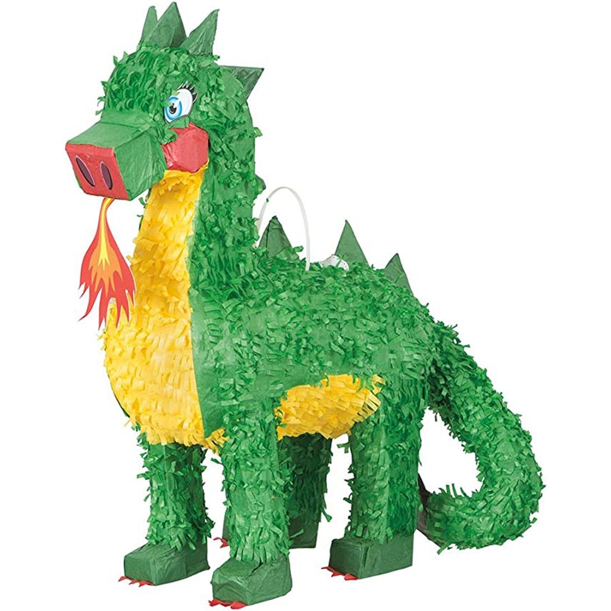 Dragon Piñata, 19" x 6 1/4" x 14" Inches, 1 Count | Party Expert